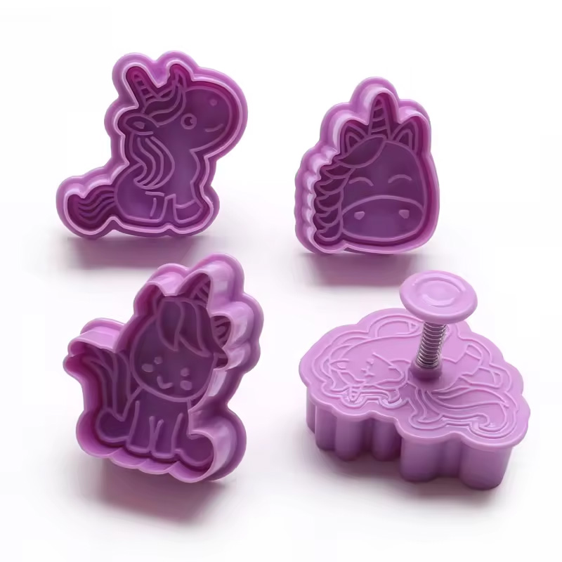 Custom Cookie Cutter Stamp Embossers Plastic Cookie Cutter