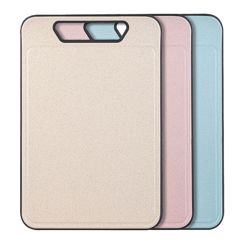 Custom Thick Block Plastic Cutting Board with Juice Groove