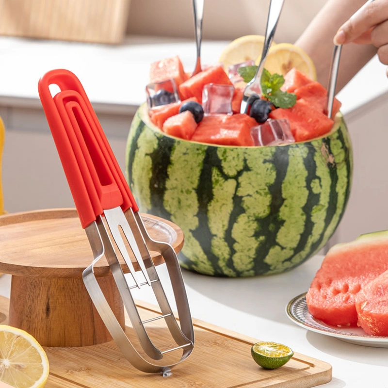How to Cut a Watermelon into Cubes with a Melon Knife - CANZO ...