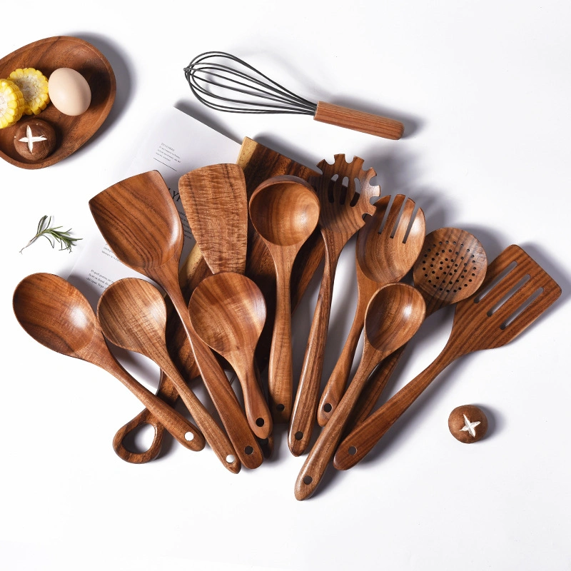 Custom Bamboo Kitchen Utensil Set Factory
