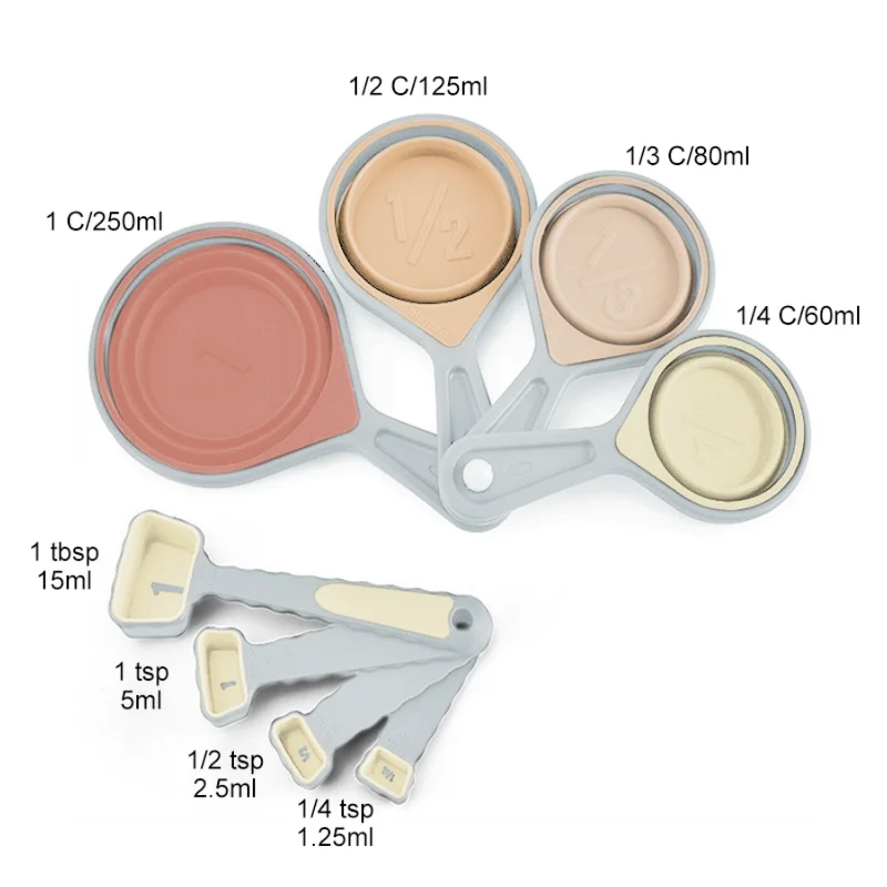 Wholesale Collapsible Measuring Cups And Spoons Set